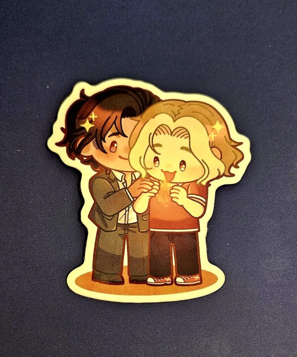 Marcus & Ethan Sticker
